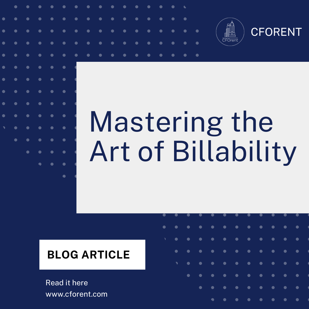 Mastering the Art of Billability: A guide to managing a Successful ...